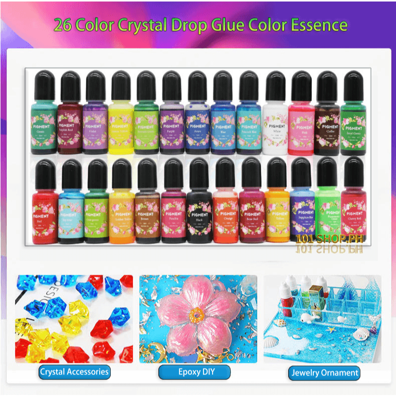 26 Colors Crystal Epoxy Colorant Candle Dyes Pigment Aromatherapy ...