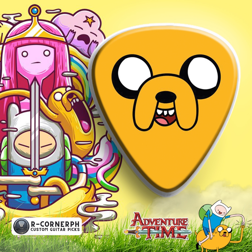 ADVENTURE TIME INSPIRED I Customized Guitar Picks 0.96mm | Finn, Jake ...
