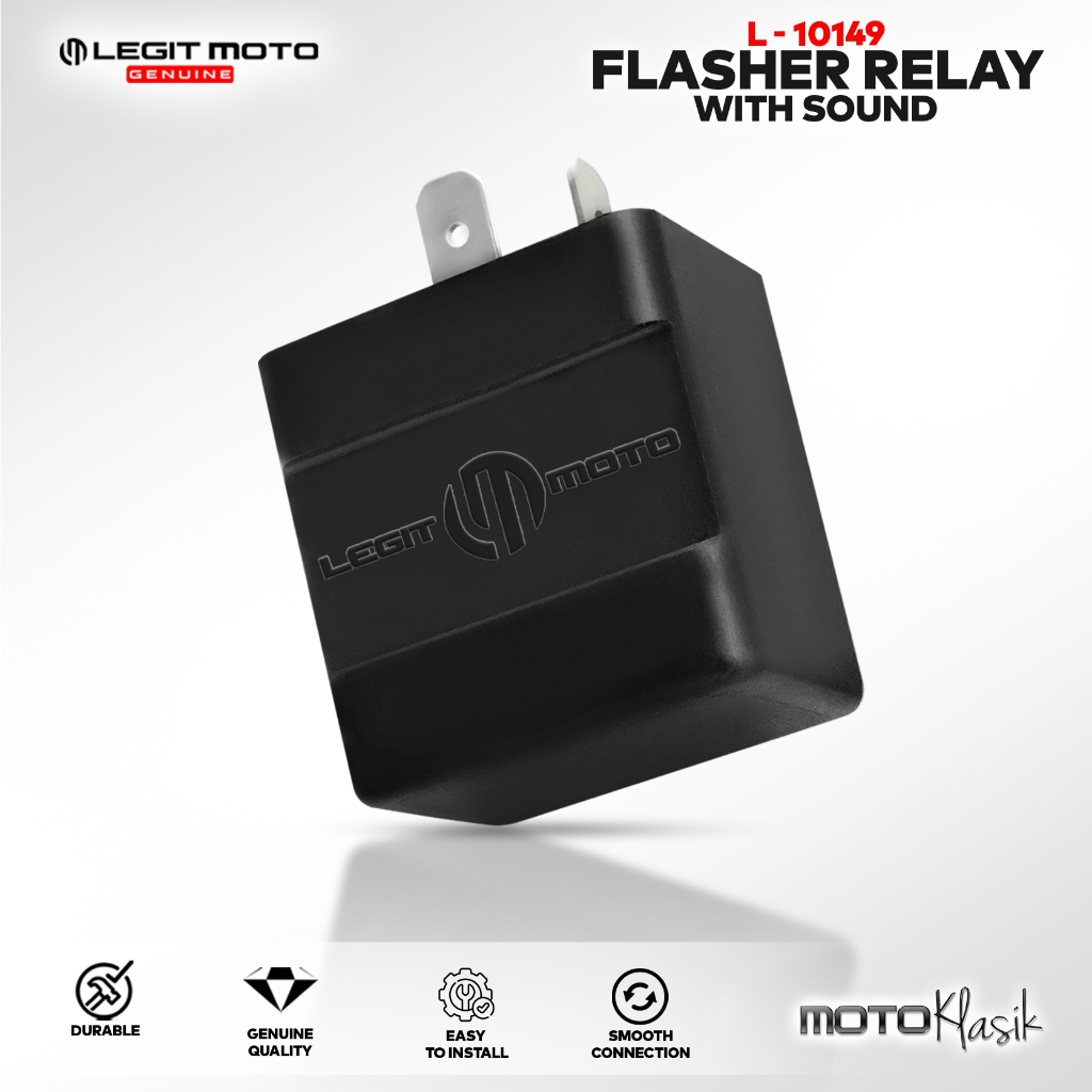 LEGITMOTO FLASHER RELAY WITH SOUND AND WITHOUT SOUND 2 PINS UNIVERSAL ...