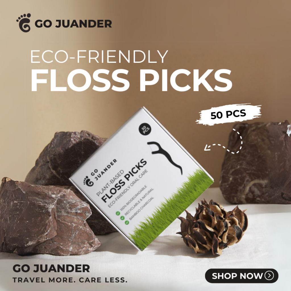 Eco-friendly Floss Picks 50pcs Recyclable and Natural Go Juander ...