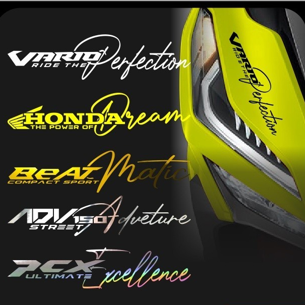Honda Click Sticker Vario Beat Pcx Yamaha Mio Adv Sticker for ...