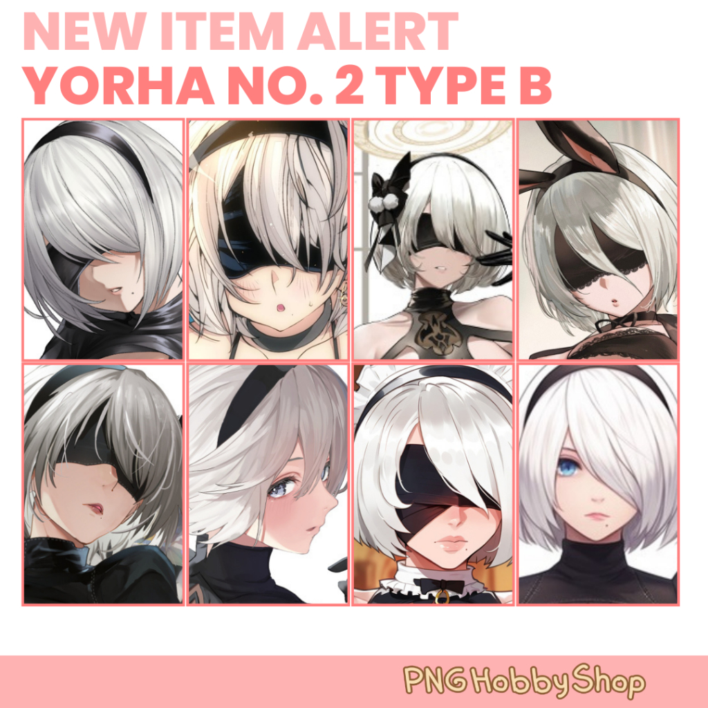(NEW UPLOAD) YoRHa No. 2 Type B (2B) Nier Automata Anime Photocards and ...