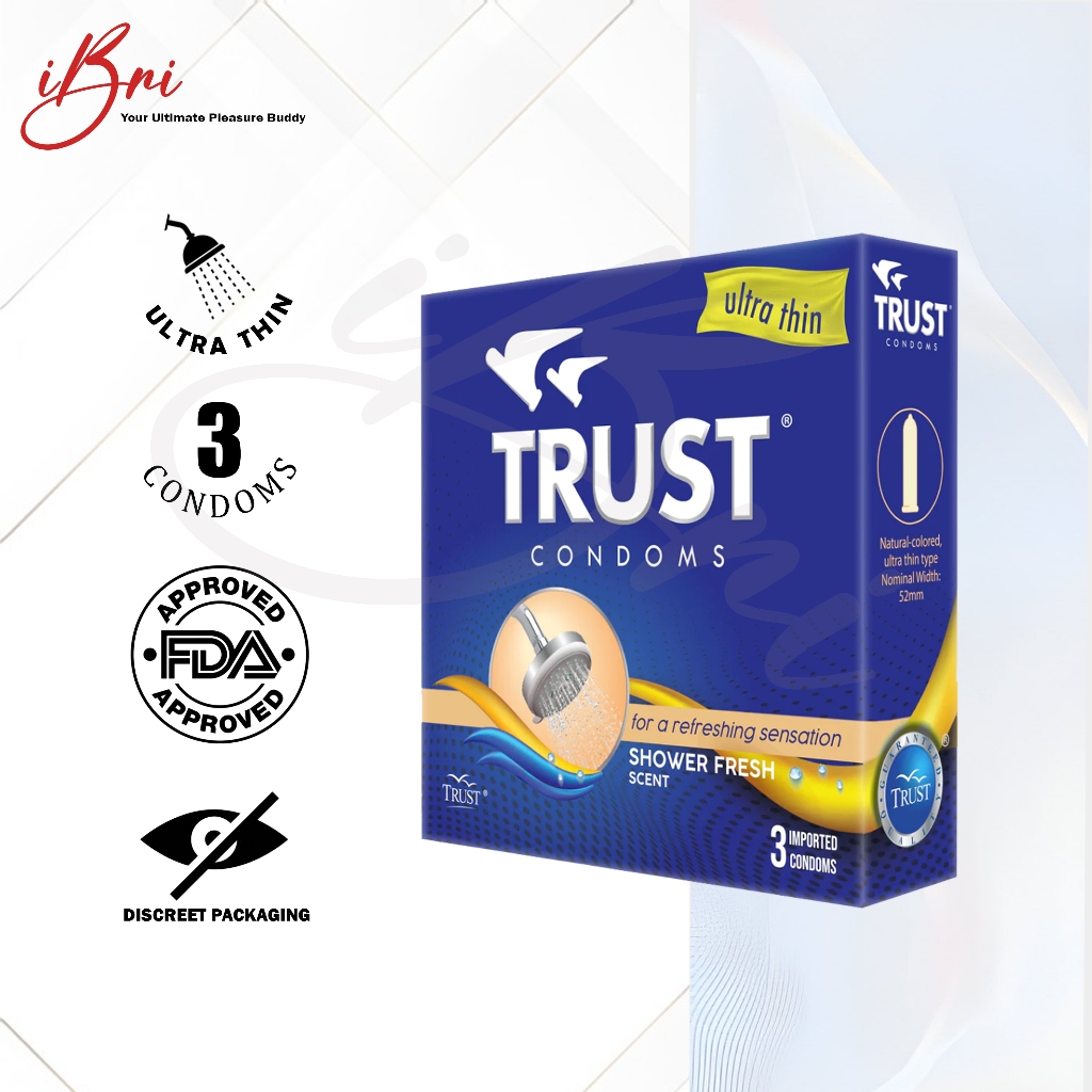 iBri Trust Condom Ultra Thin Shower Fresh Scent by 3's Pack of 1 ...