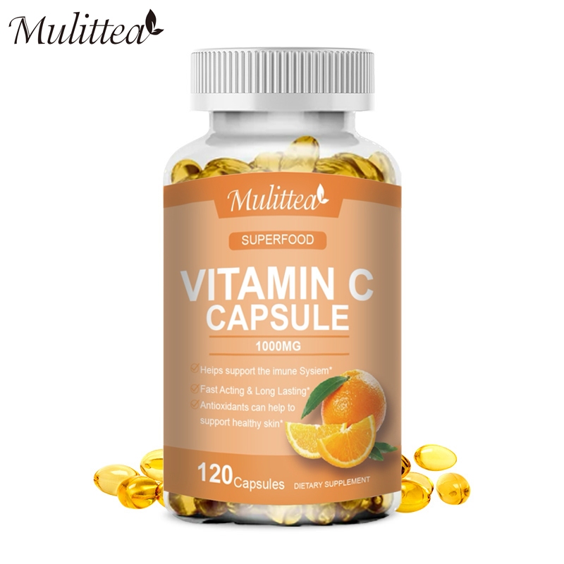 Mulittea Vitamin C 1000mg Enhance Immunity Promote Collagen Production ...