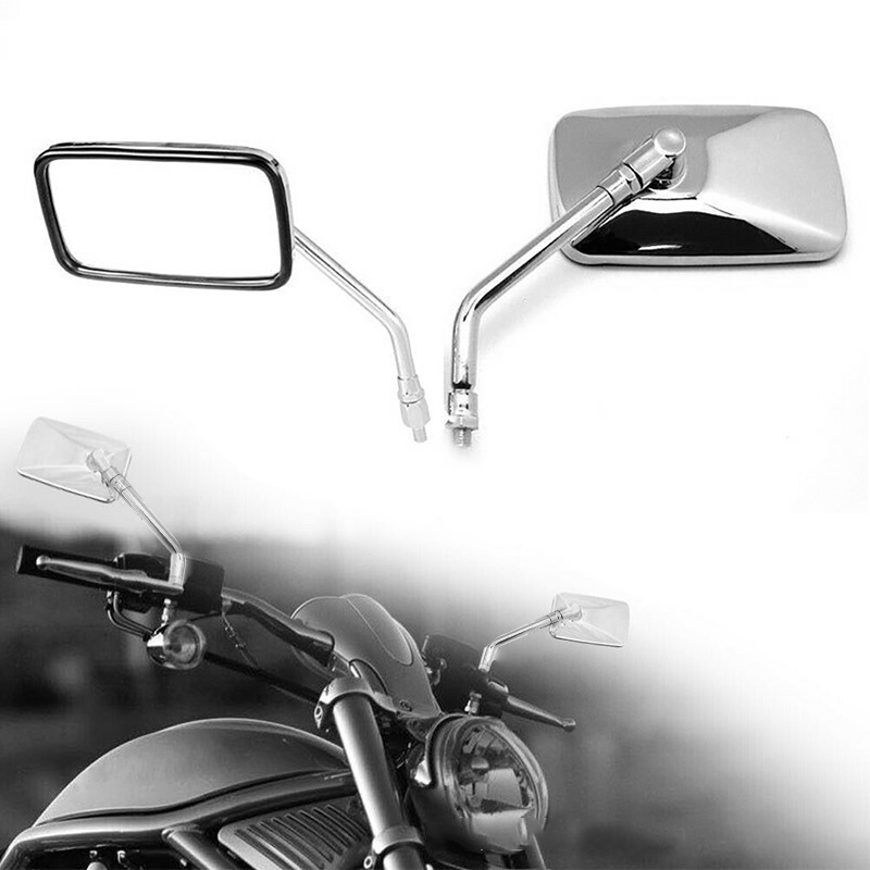 Motorcycle side mirror big rectangle rearview mirror motorcycle ...
