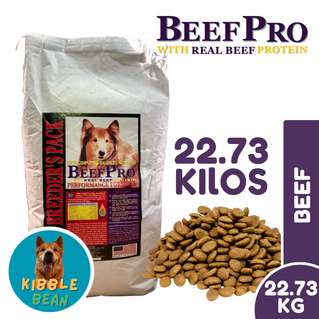 Beef Pro Adult Dog Food With Real Beef Protein Performance Formula (22 ...