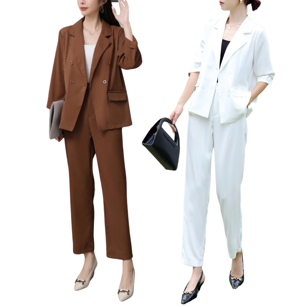 Terno Set Oversize Blazer & Trouser for Formal Office Wear 4633 ...