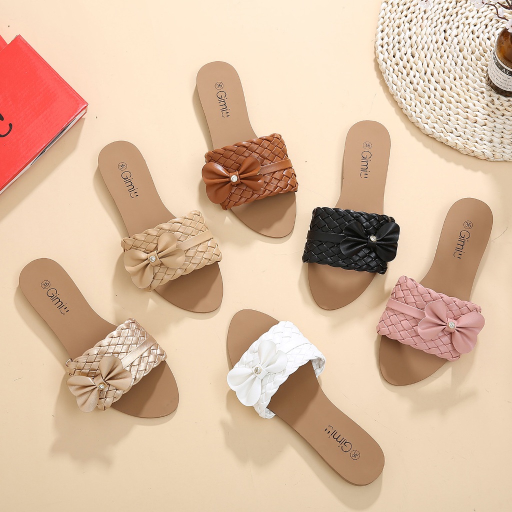 【YS】sandals.women Ladies casual Korean version of the trend flat sandals AK-1 | Shopee Philippines
