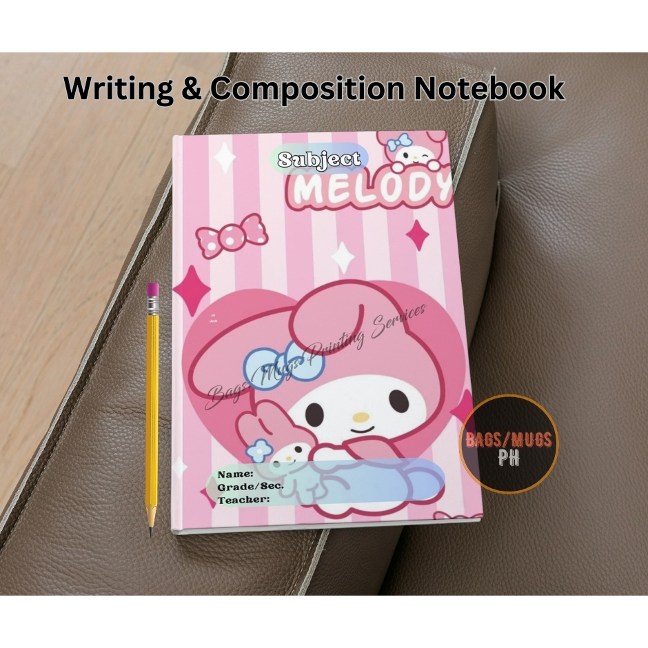 My Melody Notebook/Writing, Composition for Kinder to Grade 6 | Shopee ...