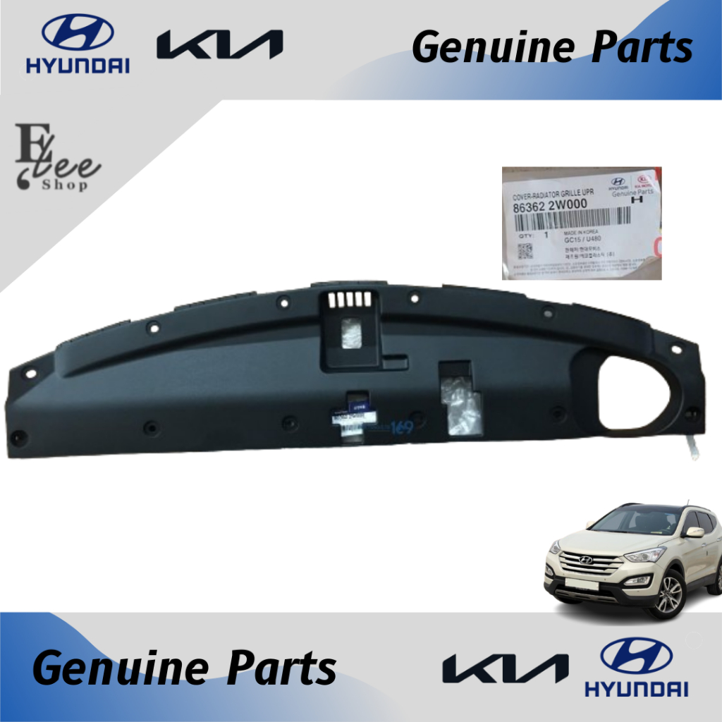 RADIATOR COVER UPPER GRILLE for Santa Fe 2013 to 2015 863622W000 ...