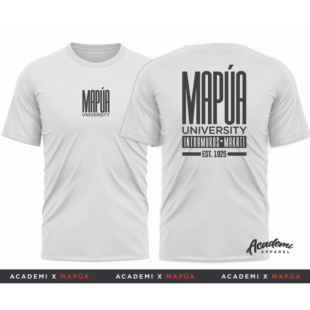 "MAPUA TALL DESIGN" FRONT & BACK PRINT T-SHIRTS/Mapua University Shirt ...