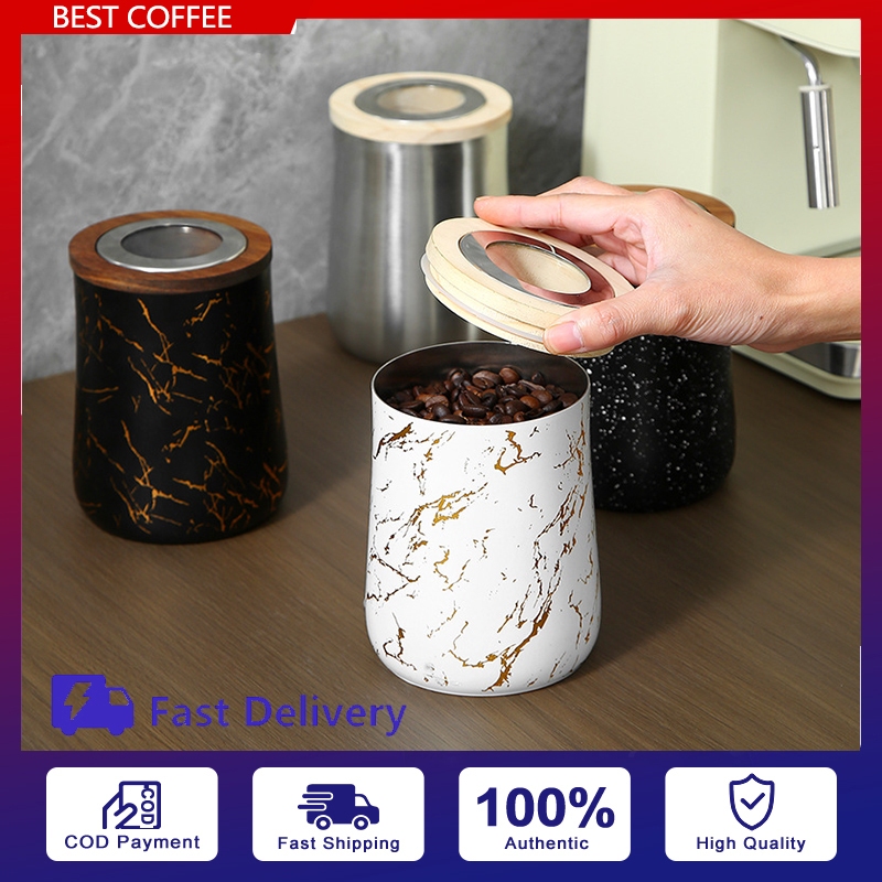 800ml Coffee Cans Vacuum Sealed Container Food Storage Powder Coffee ...