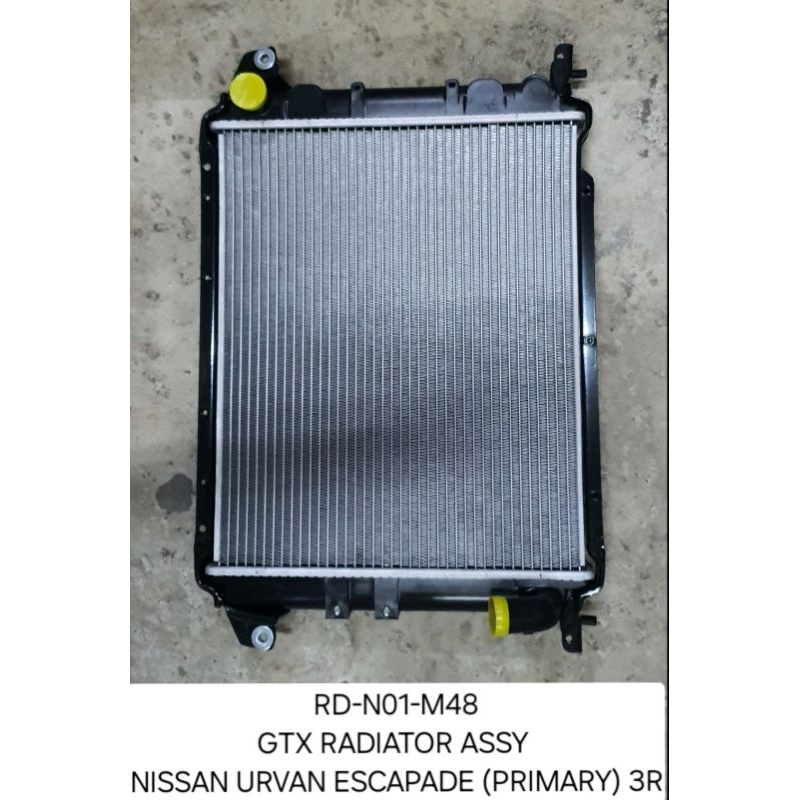 RADIATOR ASSEMBLY NISSAN URVAN ESCAPADE (PRIMARY) 3 ROWS | Shopee ...