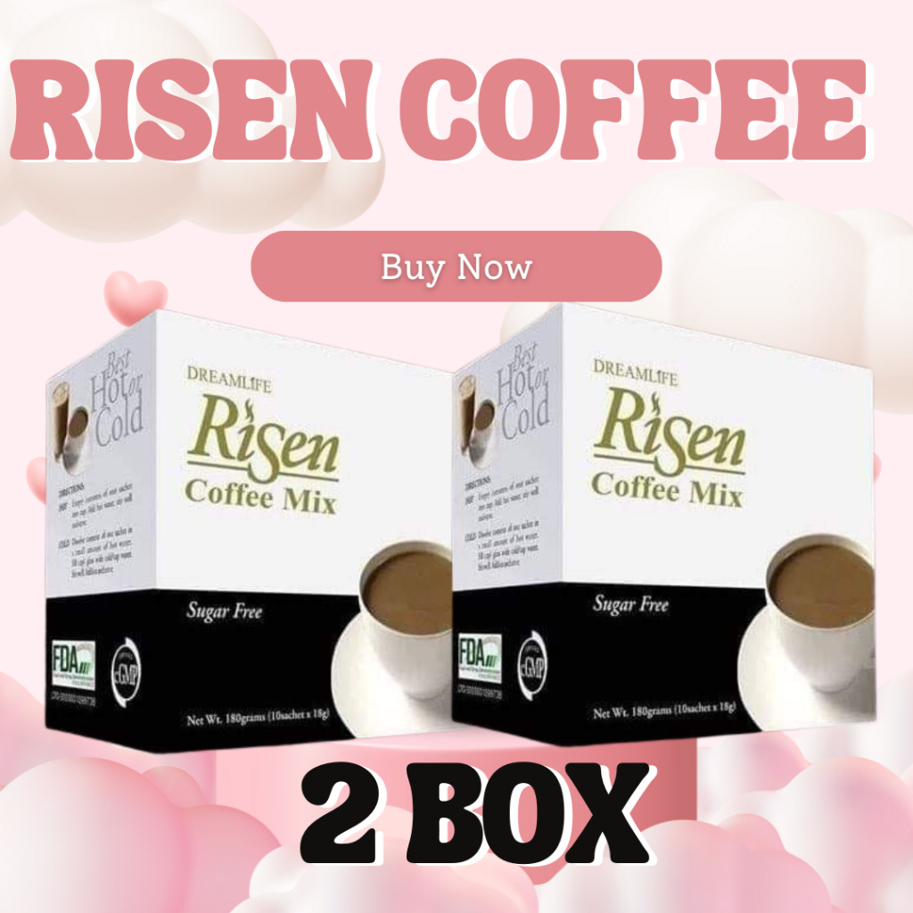 RISEN COFFEE / ORIGINAL / 10 SACHETS /1 BOX RISEN COFFEE MIX BUY 1 GET 1 | Shopee Philippines