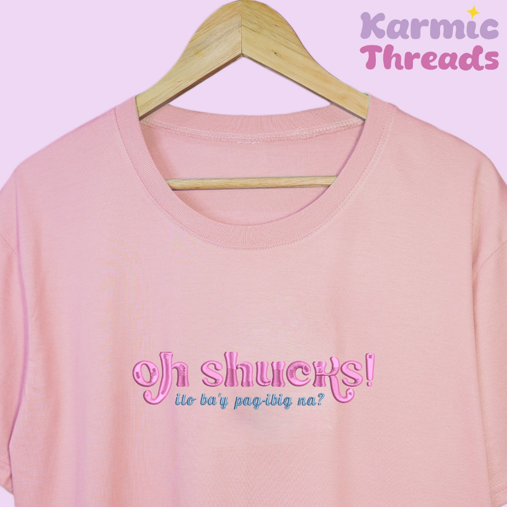 Embroidered BINI Oh Shucks Ito Ba'y Pag-ibig Na Tshirt (BINI) | Shopee ...