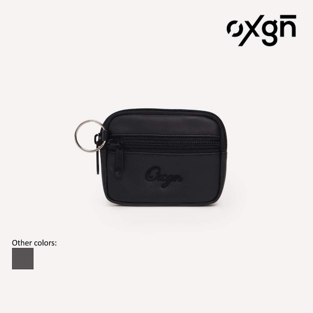 OXGN Coin Purse For Men And Women (Black/Dark Gray) | Shopee Philippines