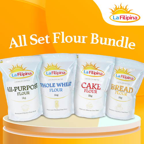 La Filipina All Set Flour Bundle 1kg x 4 | Shopee Philippines