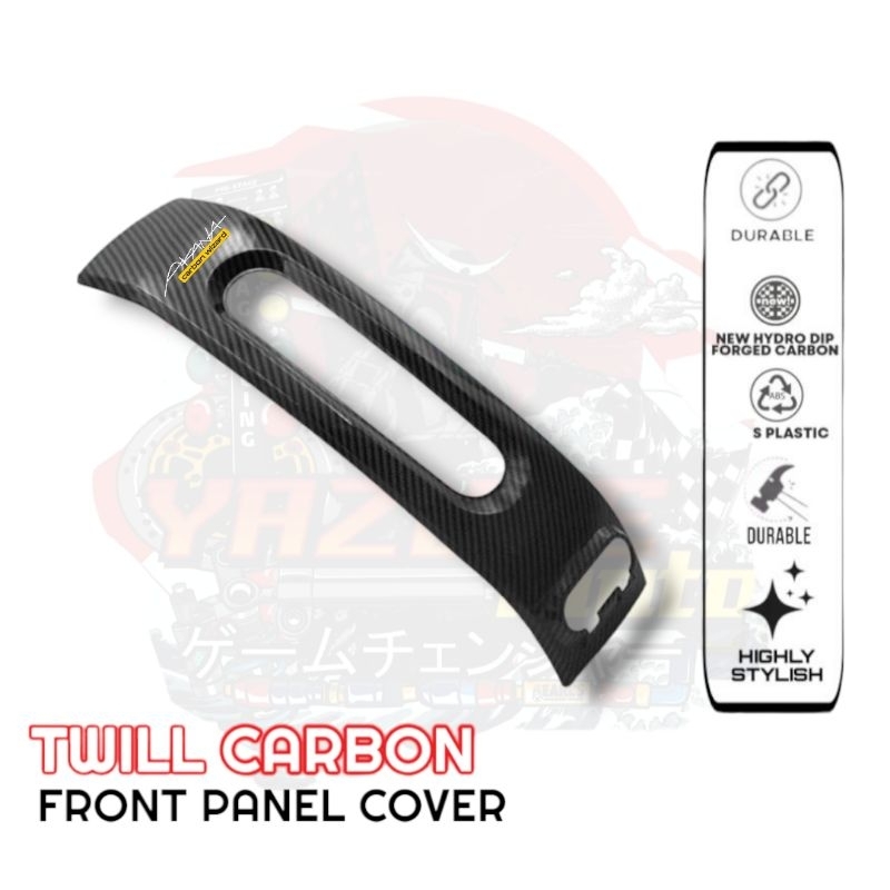 NEW!! Yamaha Fazzio hydro dip carbon Front panel cover | Shopee Philippines