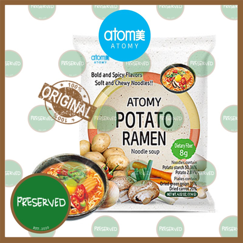Atomy Korean Potato Spicy Ramen (114g) | Shopee Philippines