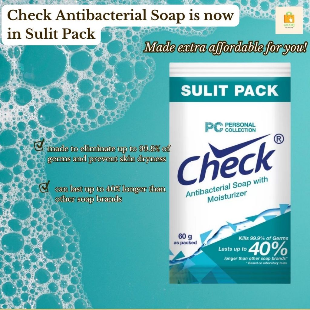 AUTHENTIC Personal Collection Check Antibacterial Soap with Moisturizer ...