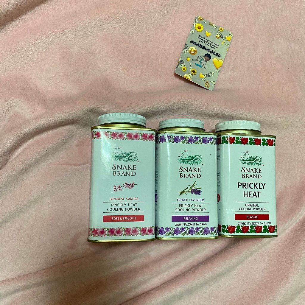 Snake Brand Prickly Heat Cooling Powder [Japanese Sakura French ...