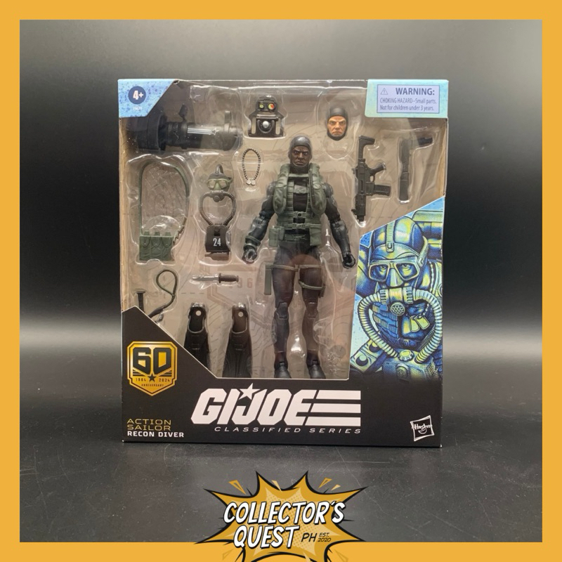 Gi Joe Classified Series Action Sailor Recon Diver Figure Shopee Philippines