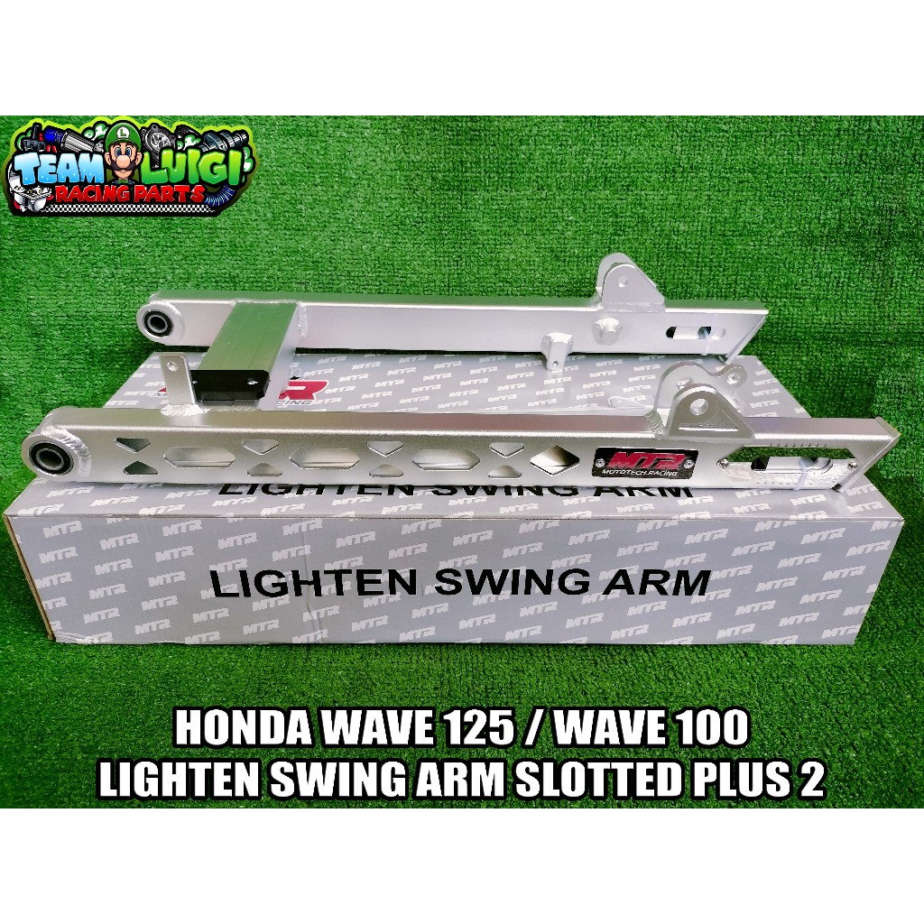 MTR HONDA WAVE 125 / WAVE 100 LIGHTEN SWING ARM SLOTTED PLUS 2 INCHES ...