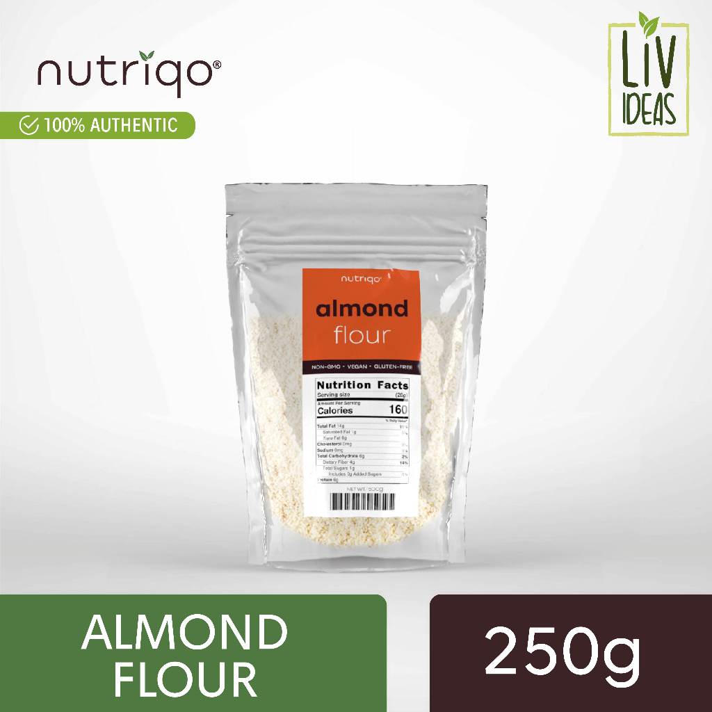 Nutriqo Blanched Almond Flour 250g | Shopee Philippines