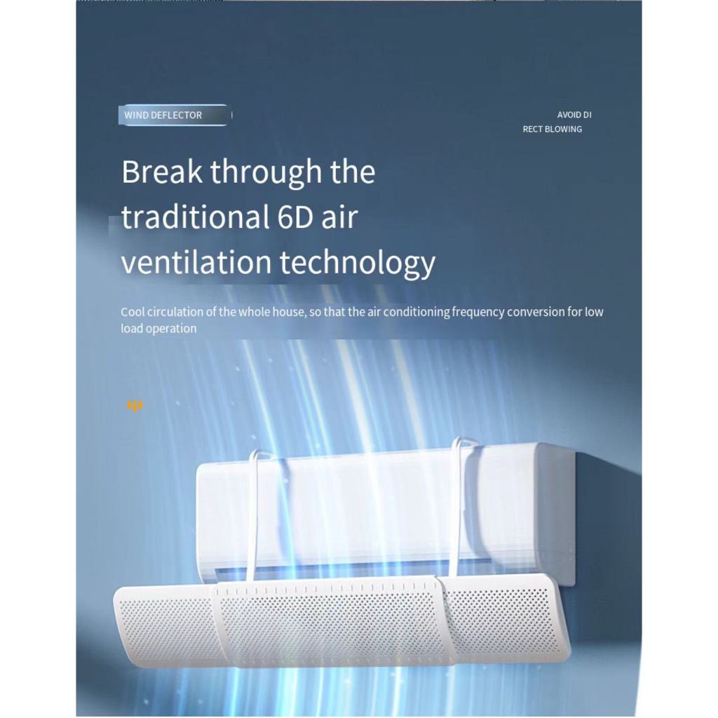 Adjustable Air Conditioner Cover Windshield Air Conditioning Baffle ...