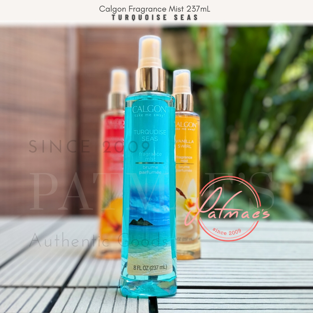 Calgon Fragrance Mist Spray Turquoise Seas 237mL (sold per bottle ...