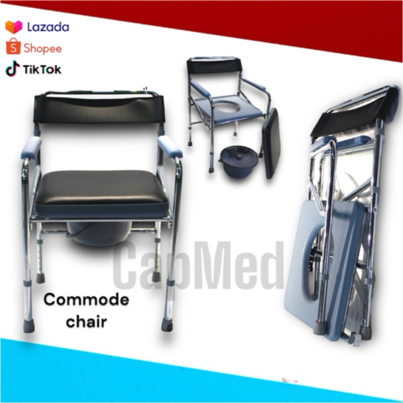 Commode Chair with Seat Foam (Order Now Ship Tomorrow!) | Shopee ...