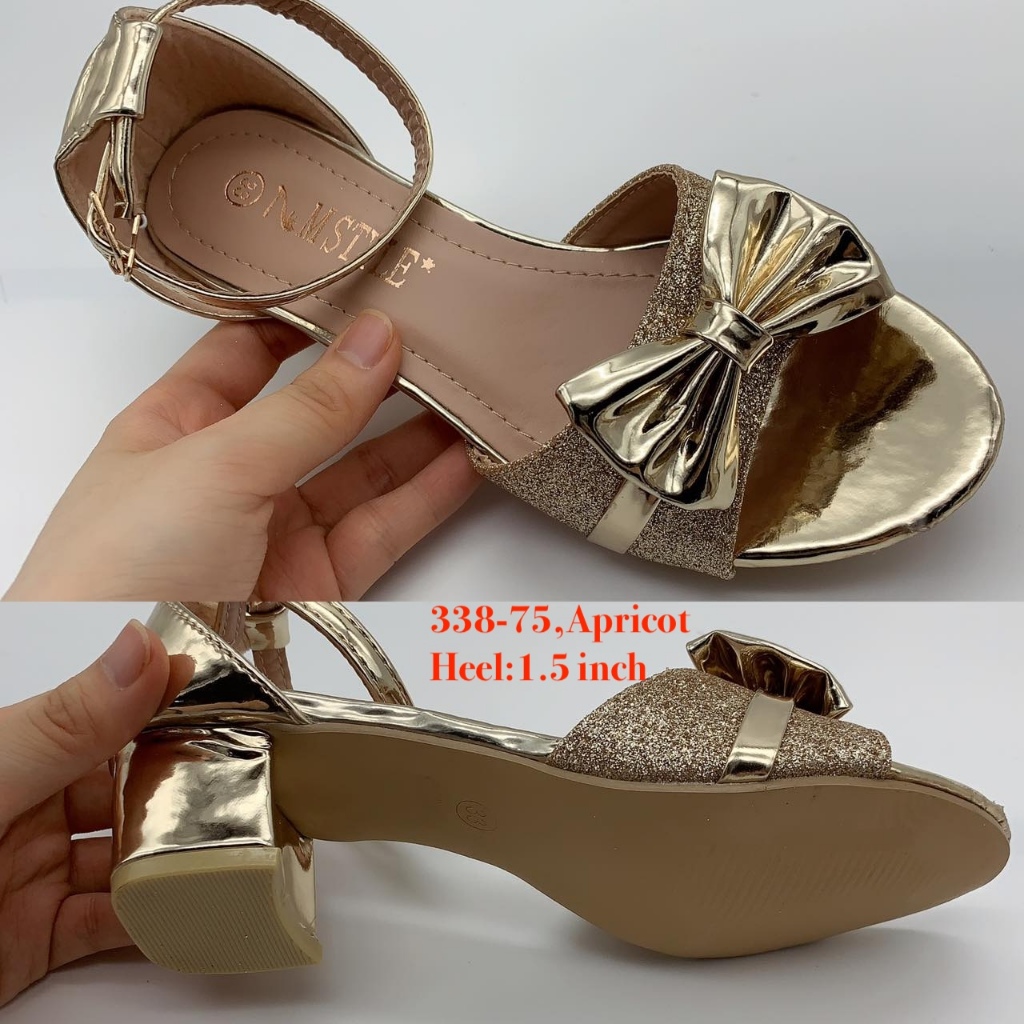 Kids Open Toe Block Heel Sandals Korean Style Sandals for Girls ...