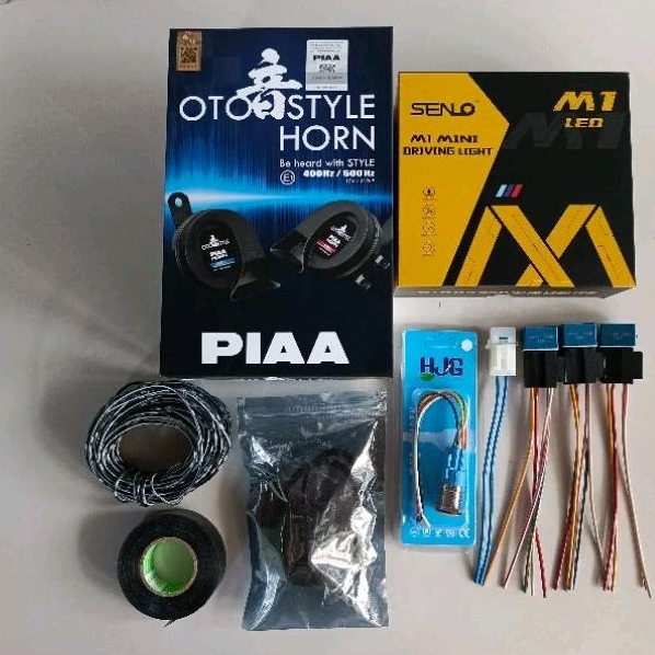 1 Set Senlo M1 30 WATTS Mini Driving Light with Piaa Horn | Senlo Tri ...