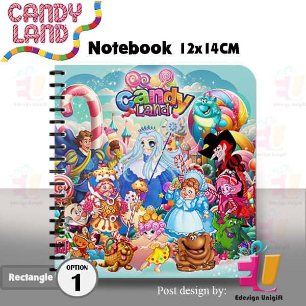 Candyland Notebook / candy land Souvenir / giveaways / gift / birthday ...