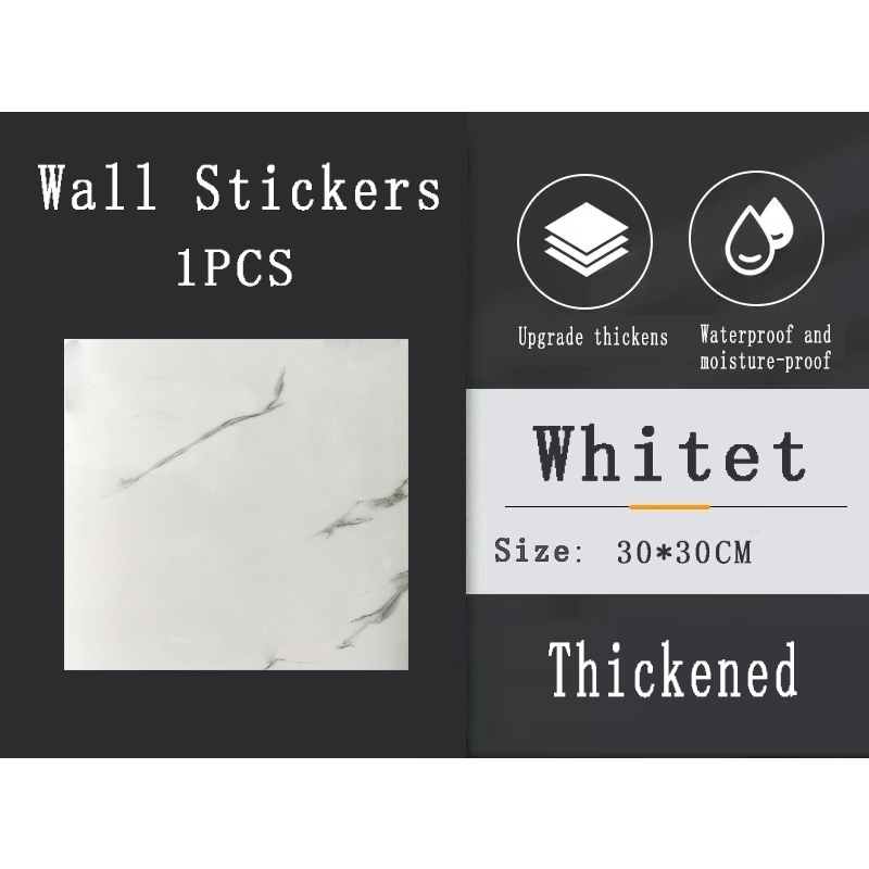 Self-adhesive 3d Marble Wallpaper Nonslip Peel and Stick Floor Tiles ...