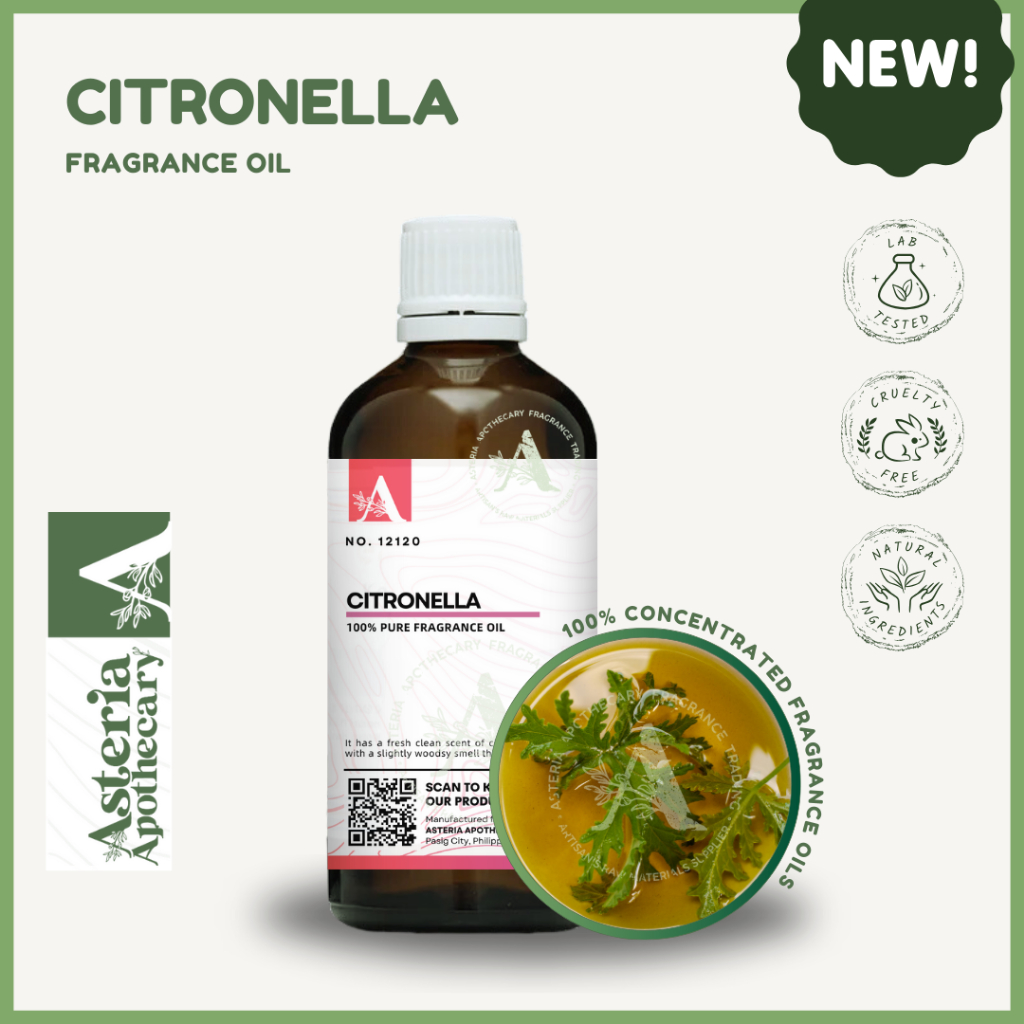 Citronella Fragrance Oil (30ML & 100ML) for Soap, Candles & Cosmetics ...