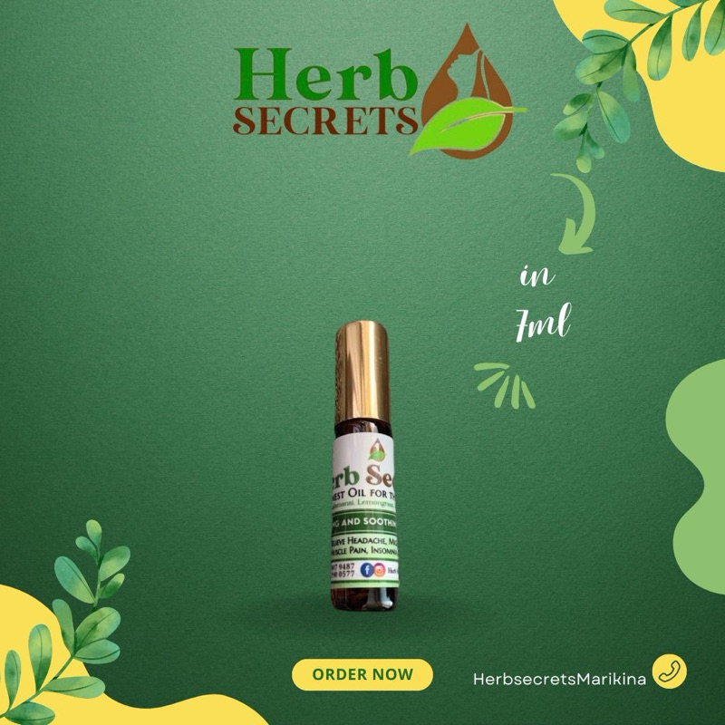 Herb secrets essential oil 7ml | Shopee Philippines