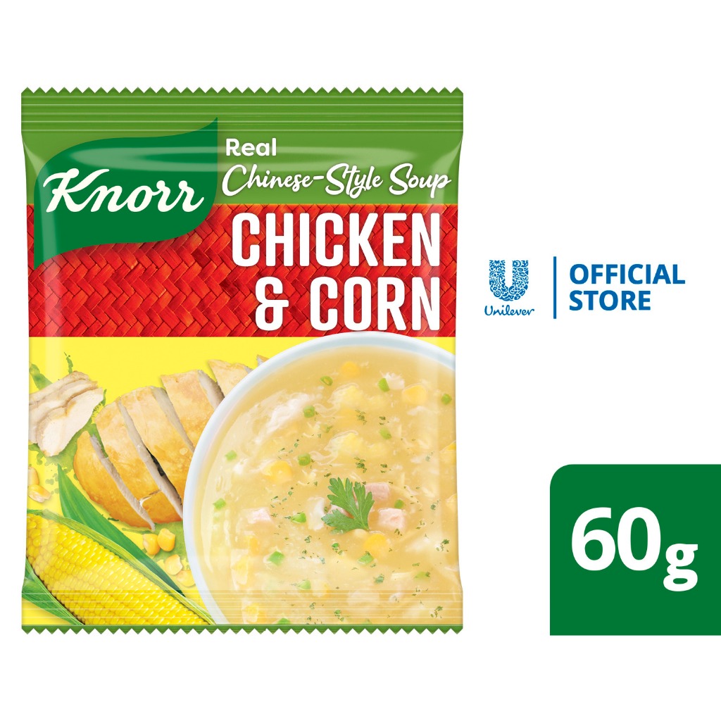 Knorr Chicken and Corn Soup Mix 60G | Shopee Philippines