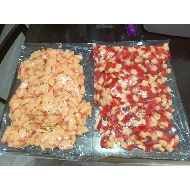 Gummy Thumb and Gummy feet Sweet Candies and kutkutin | Shopee Philippines