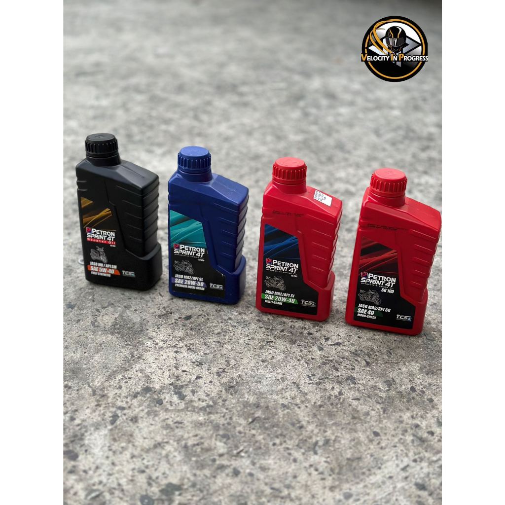PETRON MOTOR OIL SPRINT 4T SR450 (20W50) ULTRON TOURING & SR100 ...