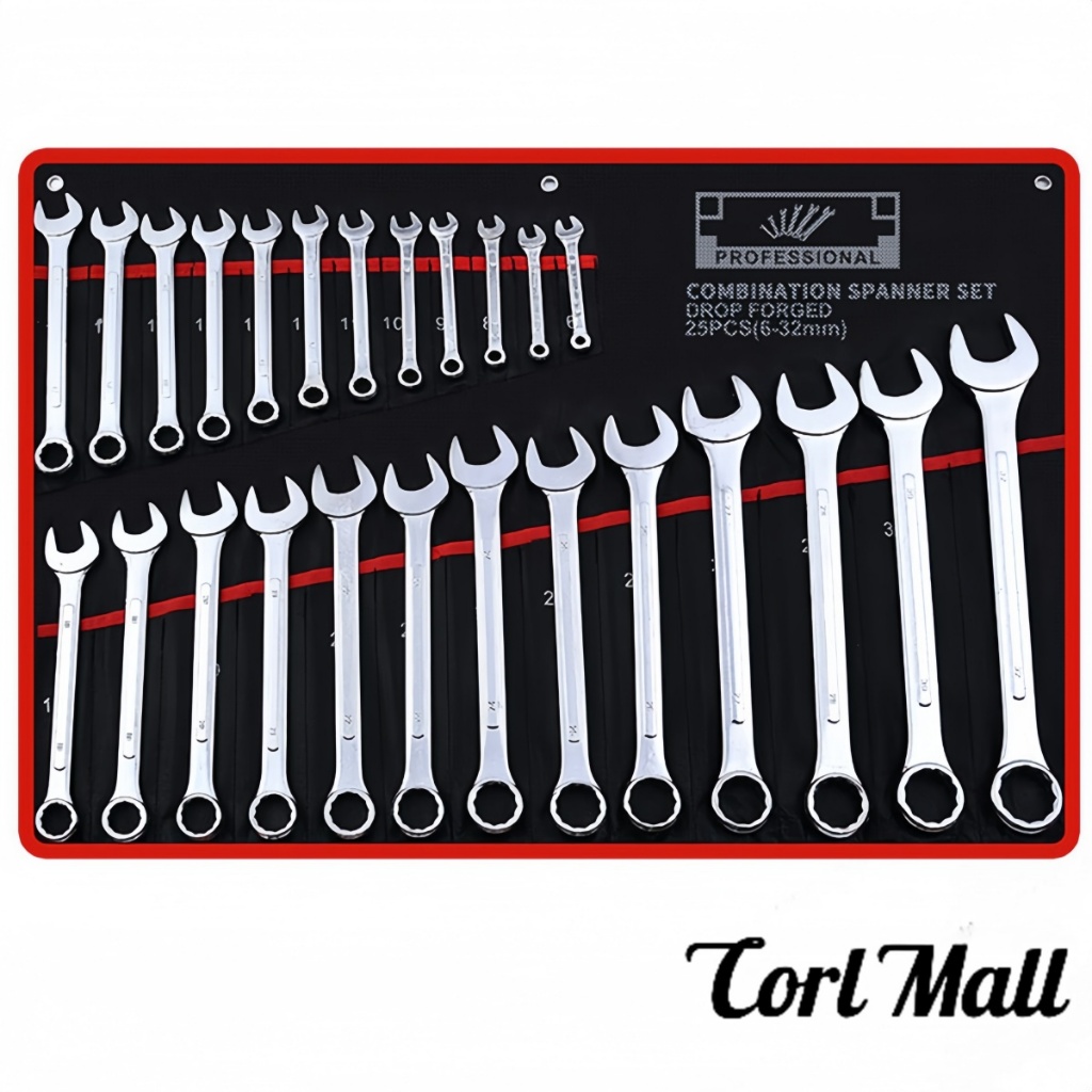 Combination Wrench Tool Set 14pcs 8-24mm Professional Dual Purpose ...