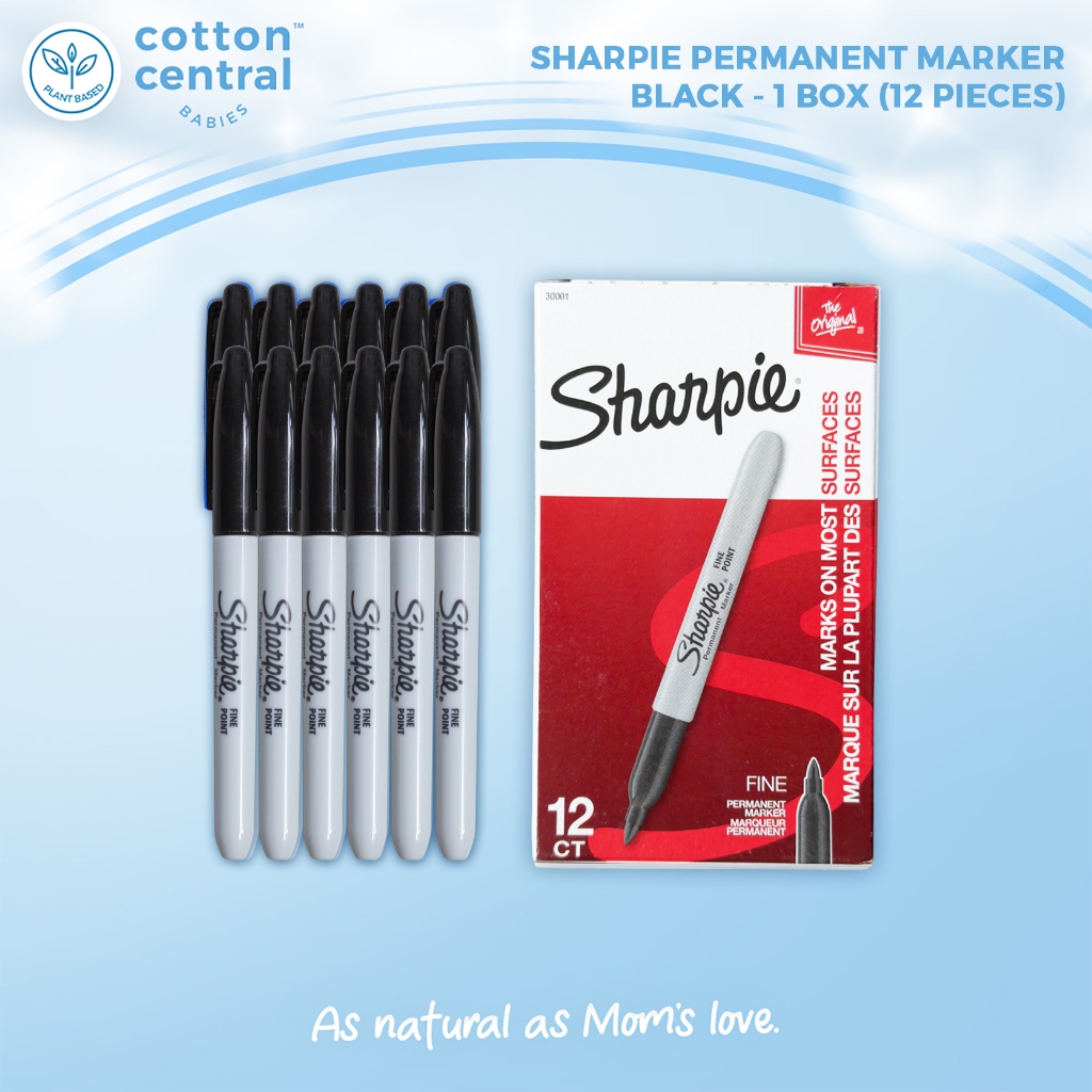 Original Sharpie (12pcs) Fine Point Permanent Marker Breast Milk ...