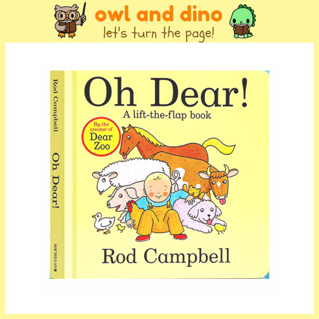 Oh Dear! by Rod Campbell (Lift the Flap Board Book) | Shopee Philippines