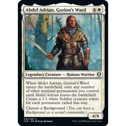 Abdel Adrian, Gorion's Ward - Commander Legends: Battle for Baldur's ...