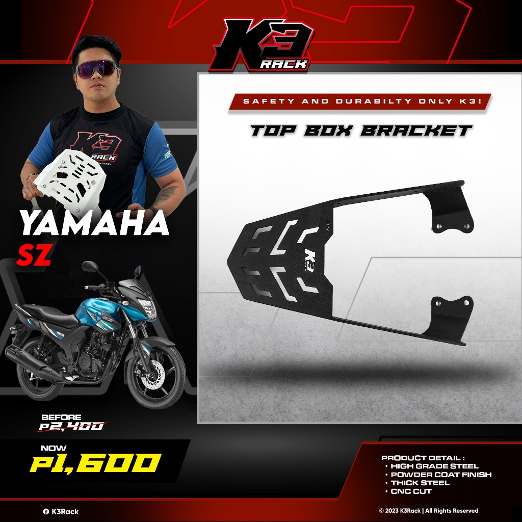 K3 Rack Bracket for Yamaha SZ | Shopee Philippines