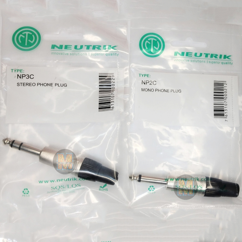 PL55 MONO OR STEREO PLUG NEUTRIK | Shopee Philippines