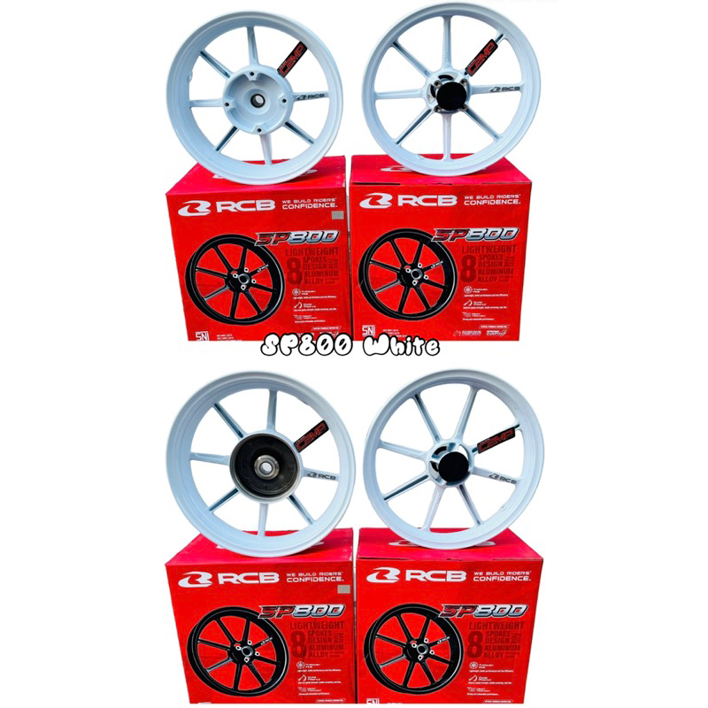 RCB SP800 8 Spokes Mags Honda Click 160 ONLY 4 Holes 2.15 x 3.50 x14 DI ...