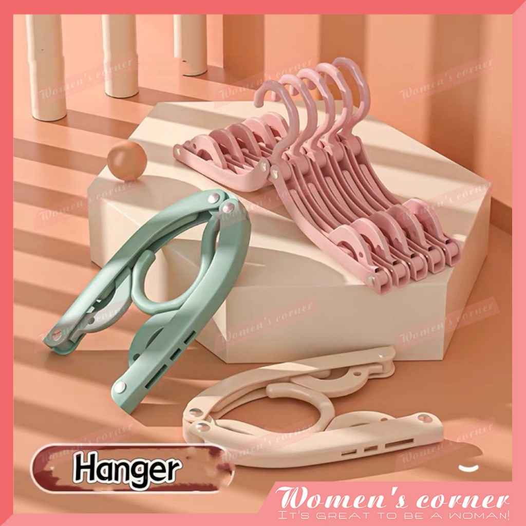 12pcs foldable hangers, portable travel hangers, universal hangers for ...