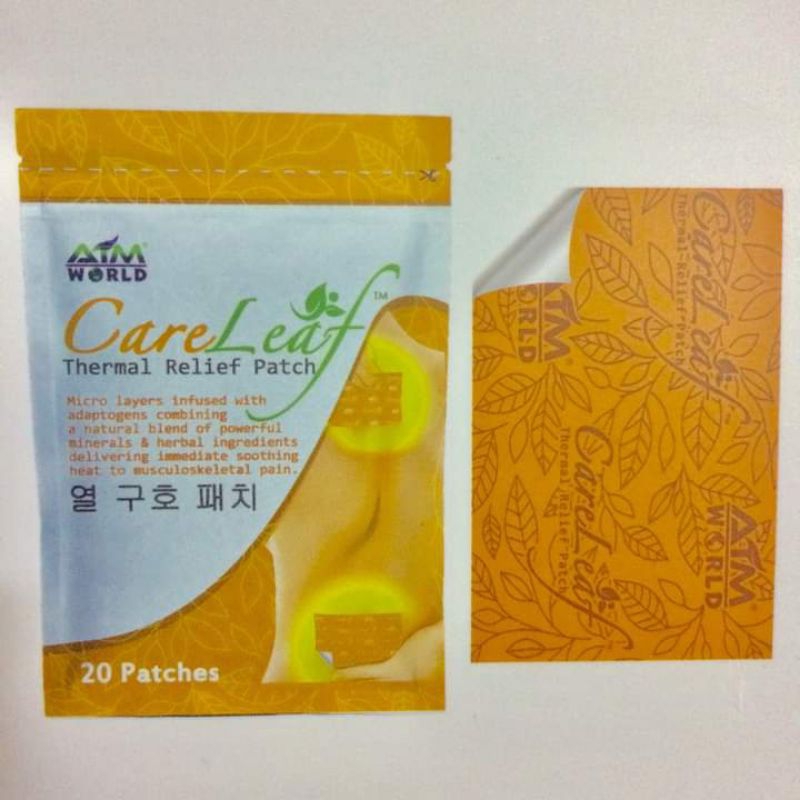 Careleaf thermal Relief Patch 20pc Big 1pack | Shopee Philippines