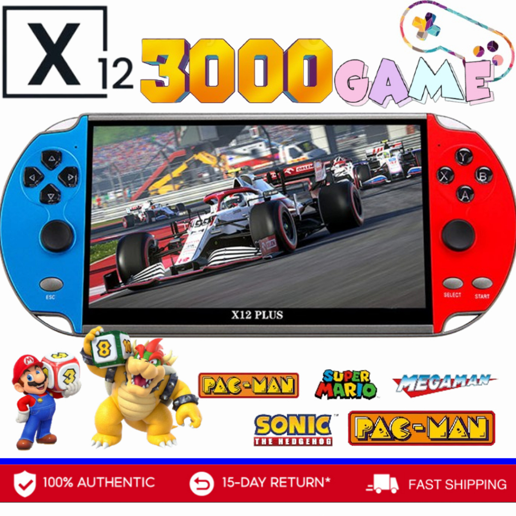 New Version 2025 X12 Video Game Console Handheld PSP Game Player Built ...